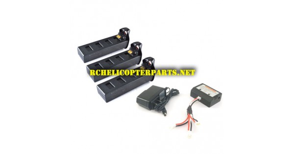 F18 43 NEW Version Drone Batteries 3PCS 3 IN 1 Balance Charger Parts for Contixo F18 GPS Drone Quadcopter F18 39 NEW Version